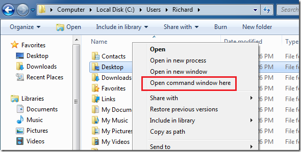 Windows 7 Vs Ubuntu 12 04 How To Enable Open In Terminal Console 