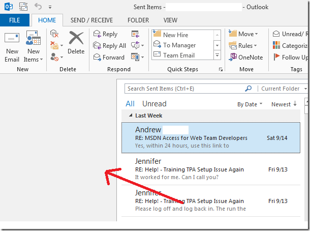 Outlook 2013 Empty Folder Pane Issue? Here’s How To Fix It | Liberian Geek Outlook 2013 Empty Folder Pane Issue? Here’s How To Fix It | Liberian Geek