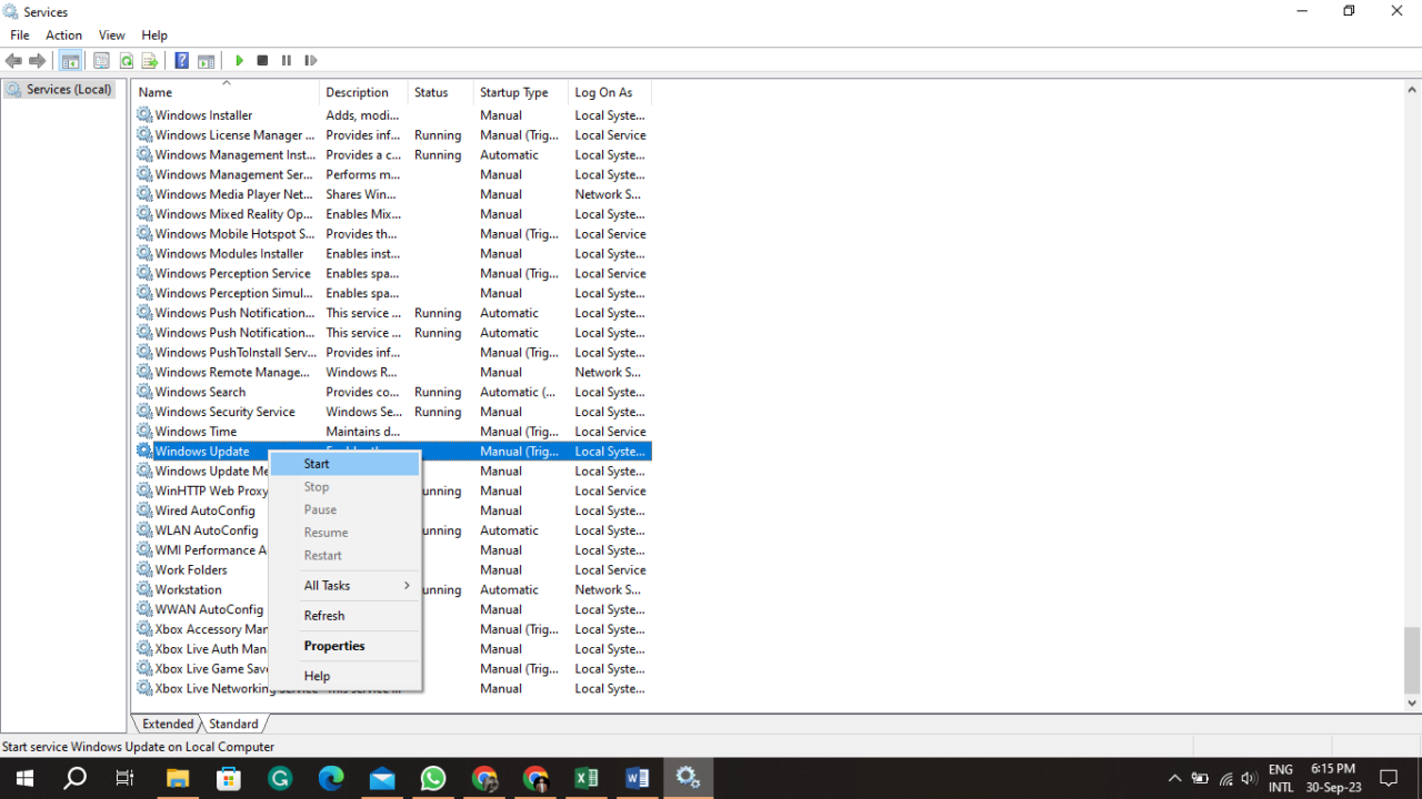 How to Restart Windows Update Related Services | Liberian Geek