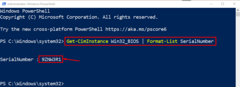 How to Get Your Computer’s Serial Number Using PowerShell | Liberian Geek