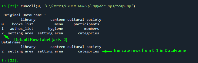 How To Drop Rows In Pandas Dataframe In Python Liberian Geek