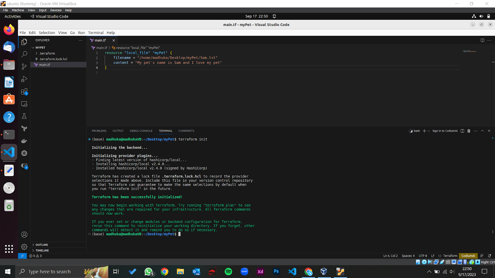 How to initialize a Terraform folder | Liberian Geek