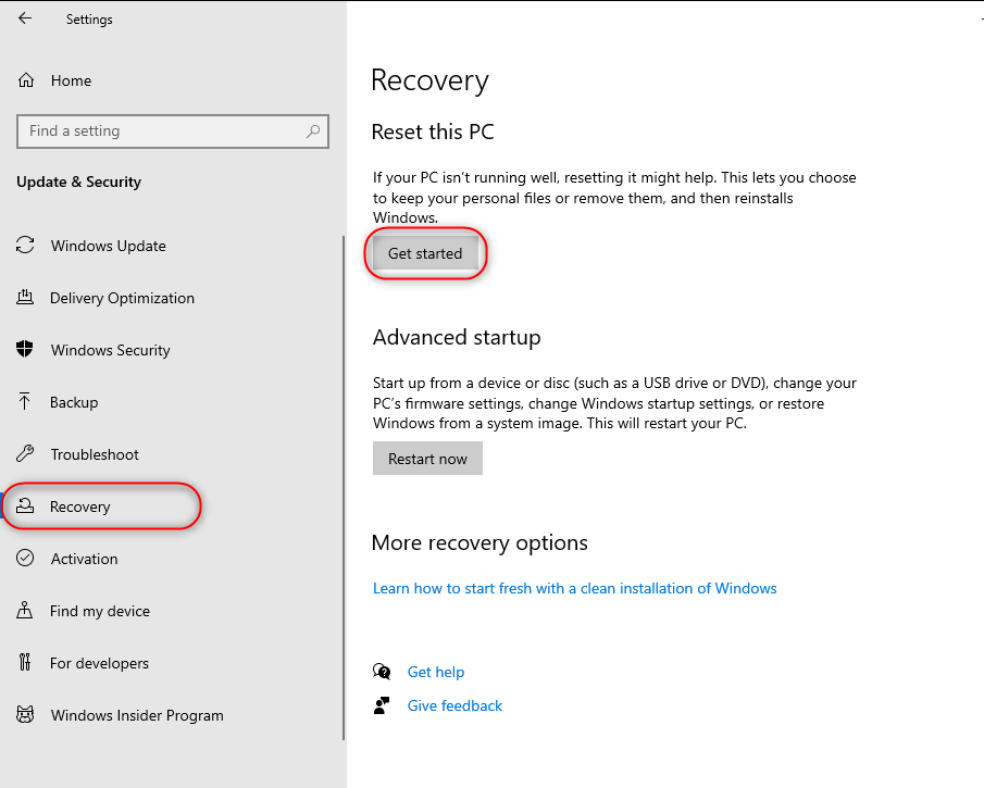 How to Factory Reset Windows 10 | Liberian Geek